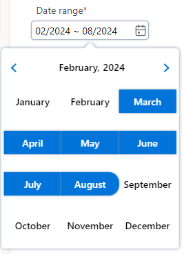 DatePicker in Range Mode with Only Month : StartDate is missing the rmdp-range css · Issue #159 ...