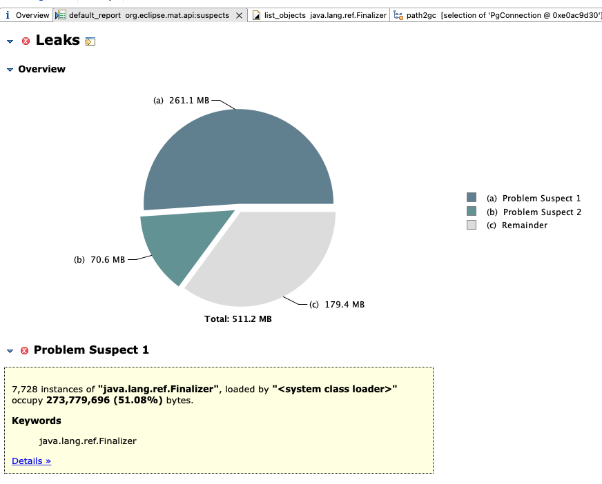 Finalizer thread causes application run out of heap · Issue #1360 ...