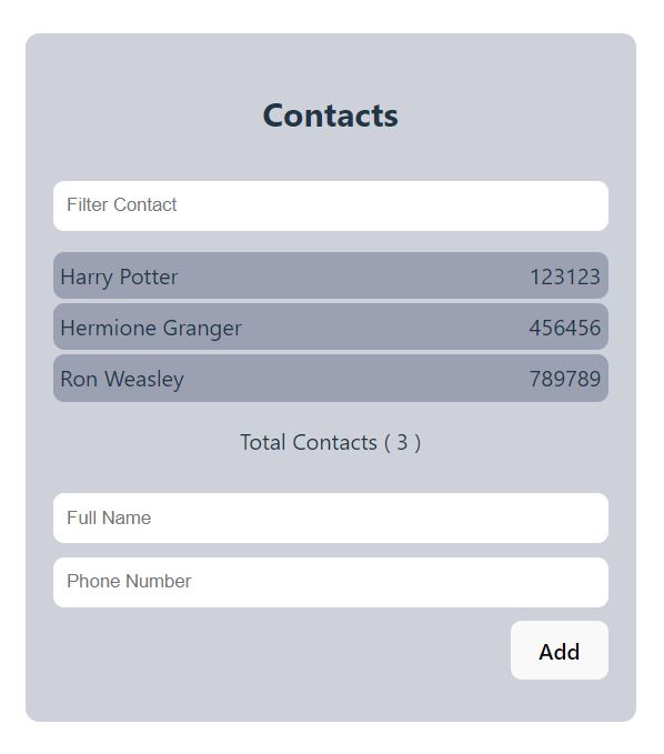 GitHub - MeryemSulum/Contact_App-React: React uygulaması Contact App