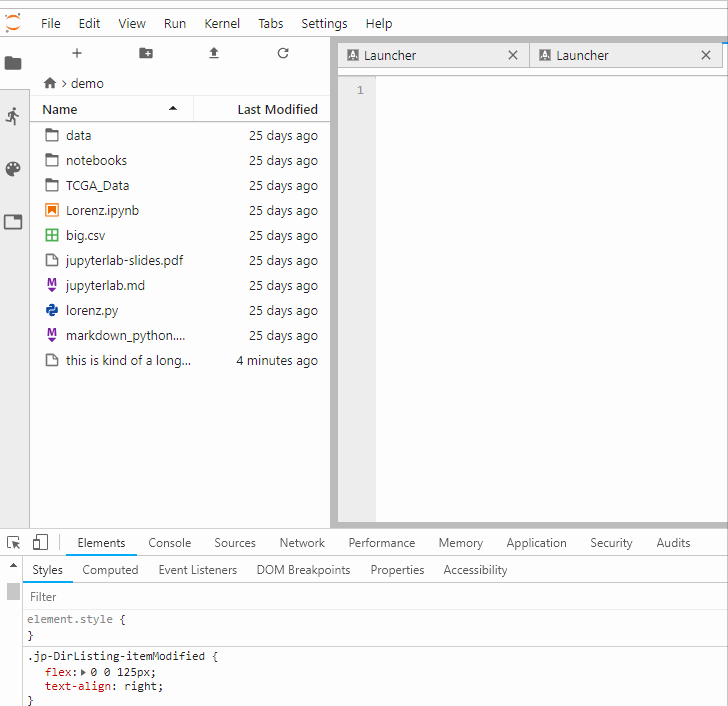 Clean Up Flexbox Css For Filebrowser · Issue 5315 · Jupyterlabjupyterlab · Github