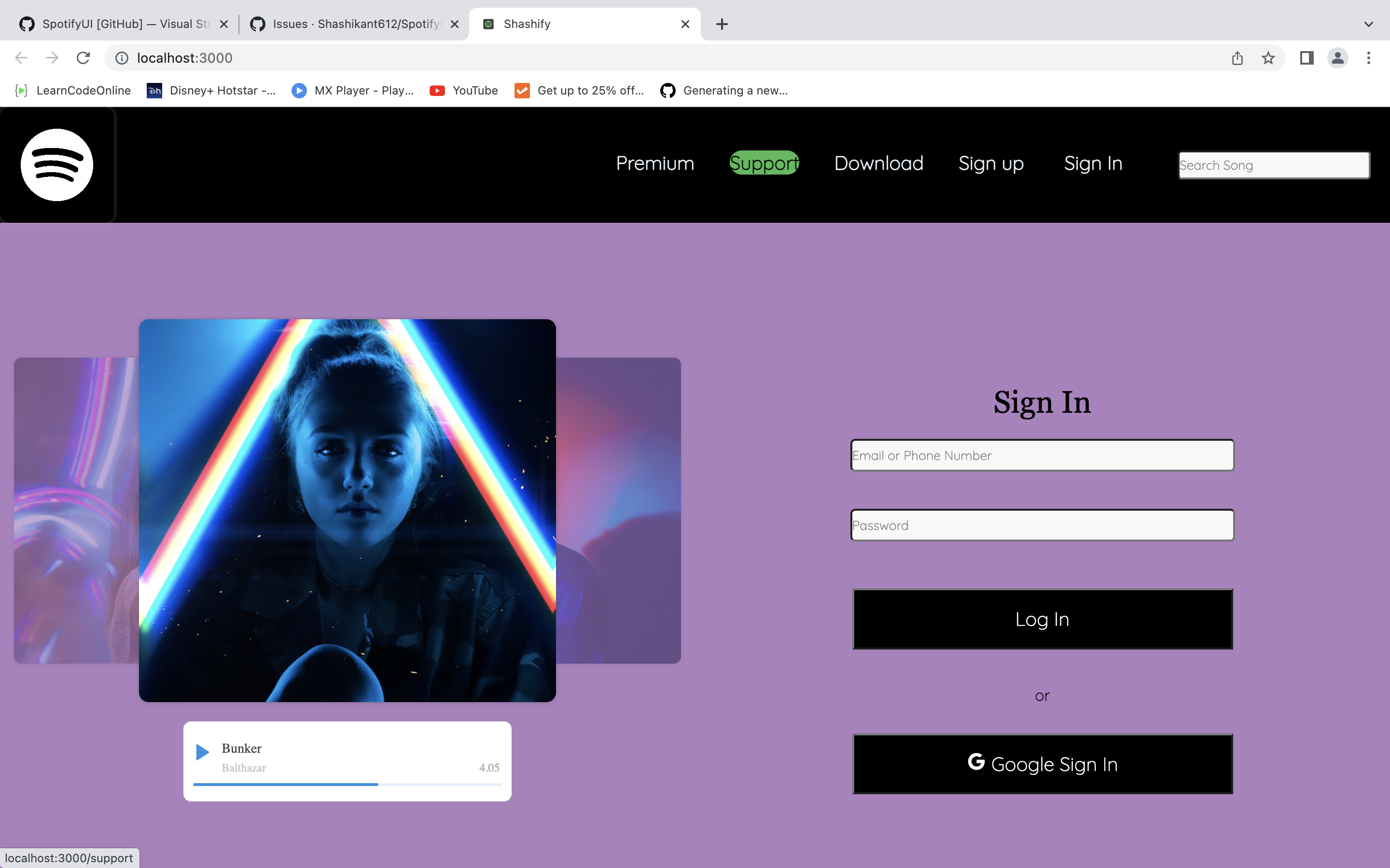 GitHub - Shashikant612/SpotifyUI: SpotifyUI in react js
