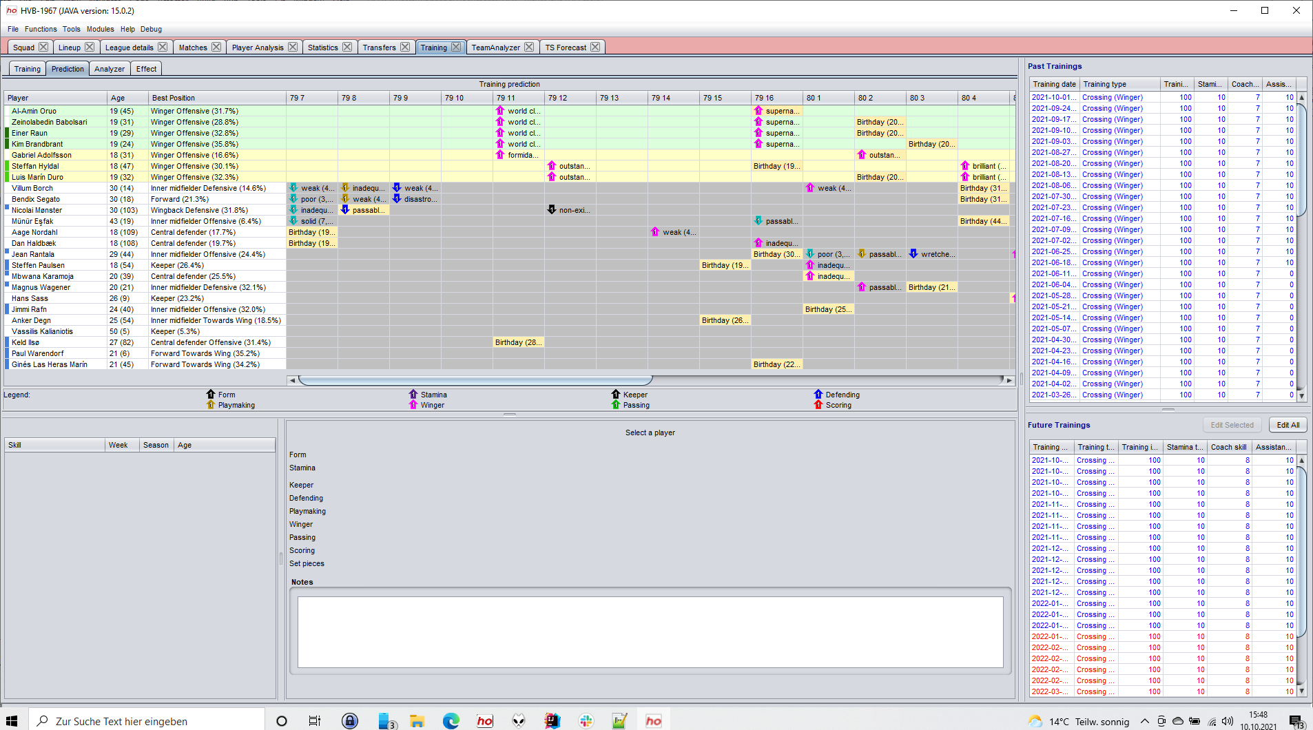 [BUG] Training Application Tab not working · Issue #1214 · ho-dev/HattrickOrganizer · GitHub