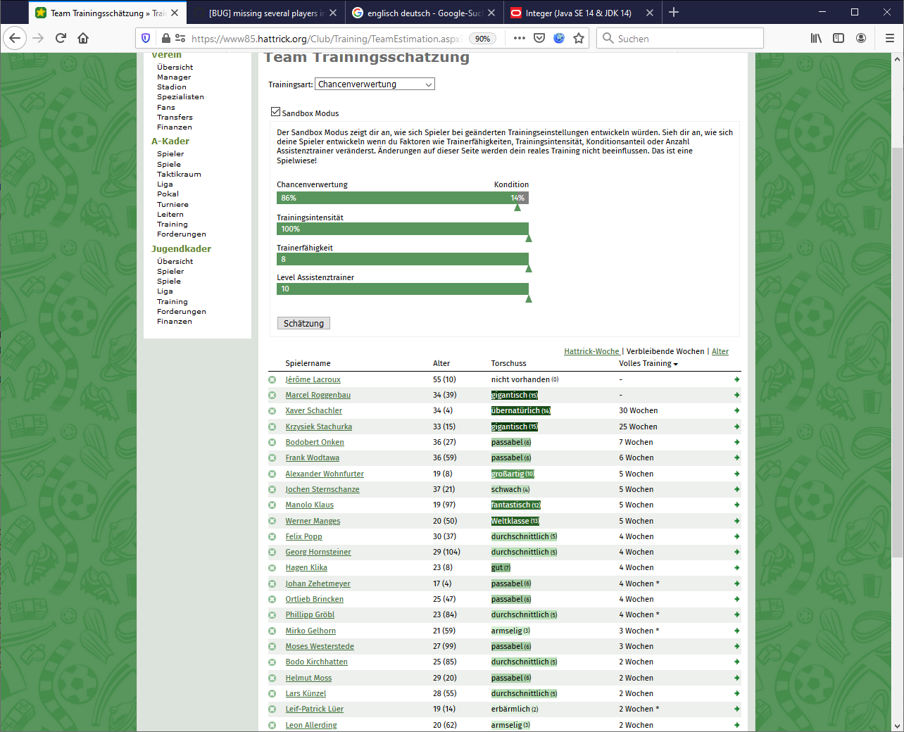 [BUG] missing several players in "prediction" tab of trainings · Issue #587 · ho-dev ...