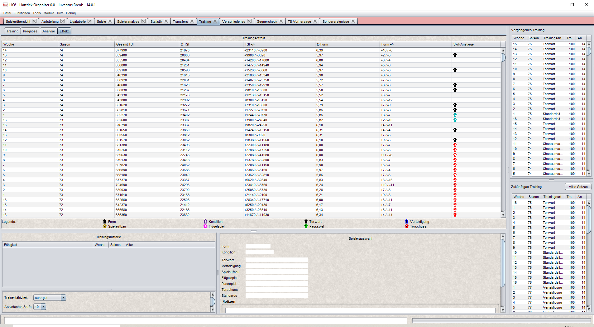 [BUG] Training Plugin - Analyser and Effekt tab · Issue #539 · ho-dev/HattrickOrganizer · GitHub