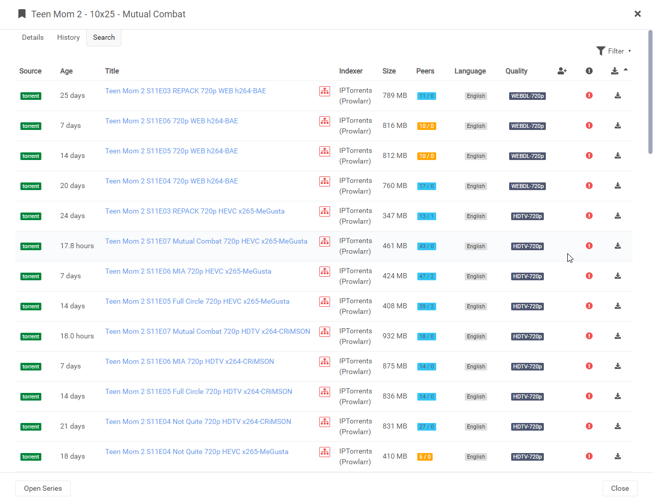 Indexer - IPTorrents - Incorrect Results (TV) · Issue #231 · Prowlarr ...