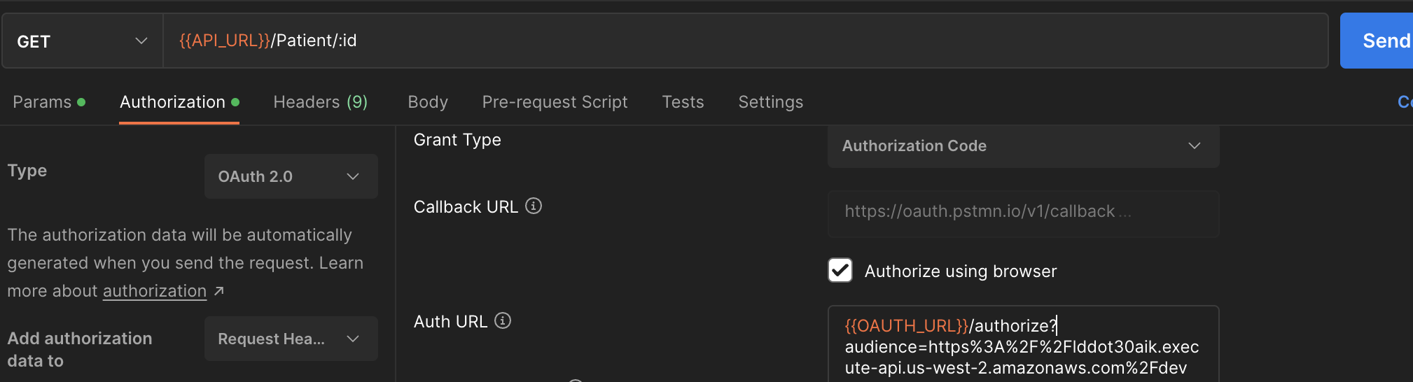 Can not get new access token at all, "An invalid audience was specified on the authorize request ...