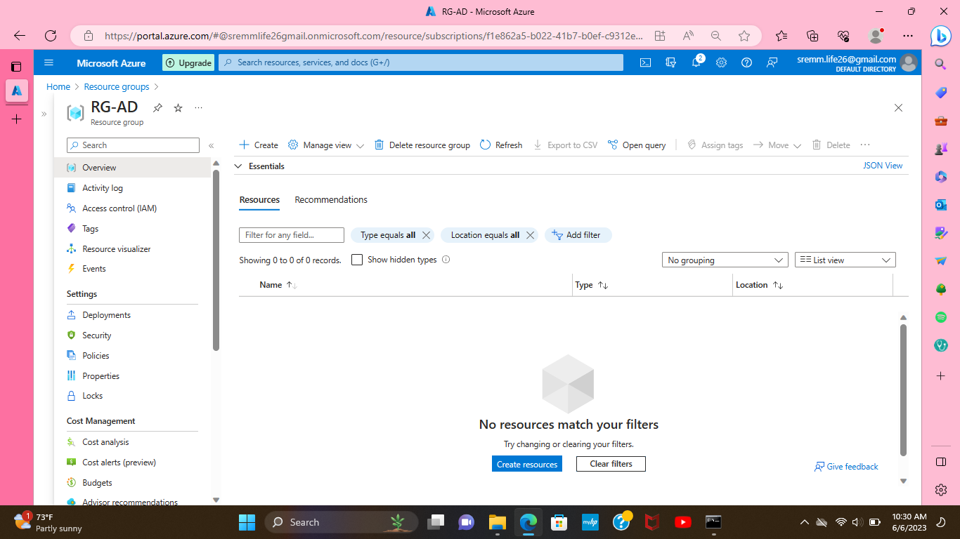 GitHub - DaAvionBrock/ActiveDirectory: using AD in Azure