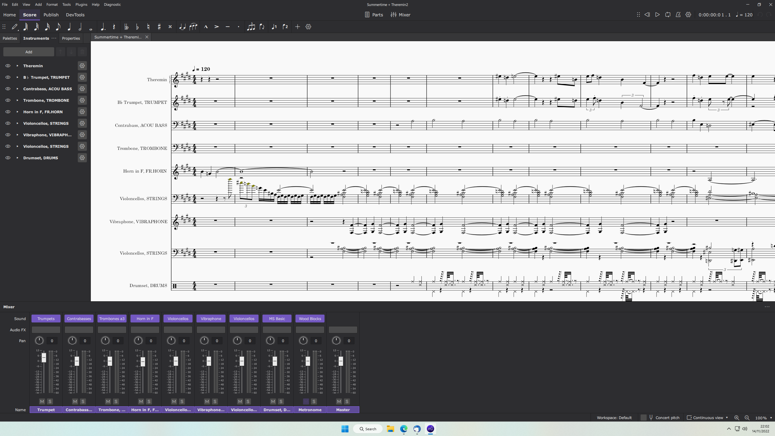 Theremin added to a score is not added to mixer. · Issue #14527 · musescore/MuseScore · GitHub