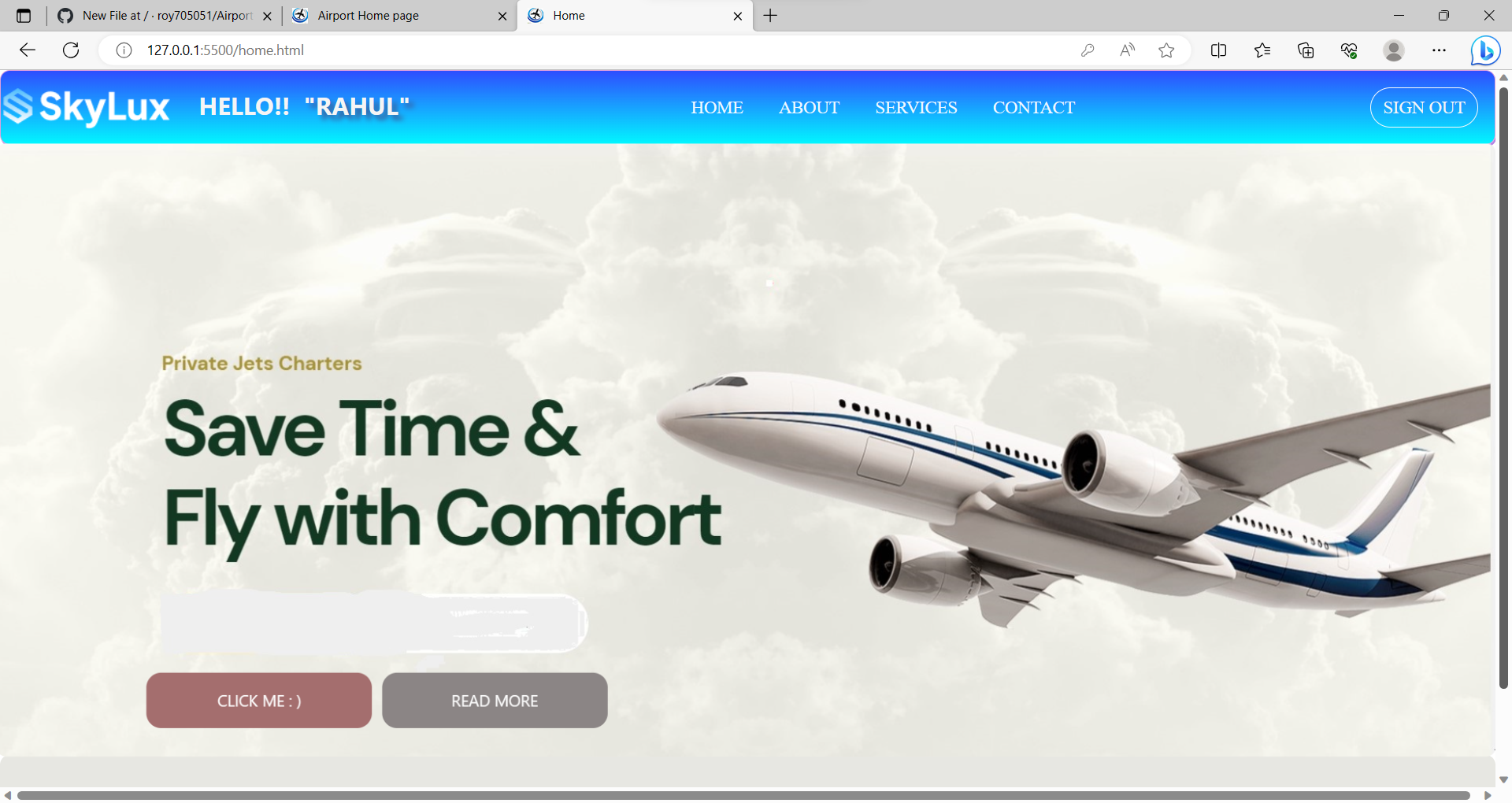 GitHub - roy705051/Airport-Portal: Airport-Portal using HTML , CSS AND JS