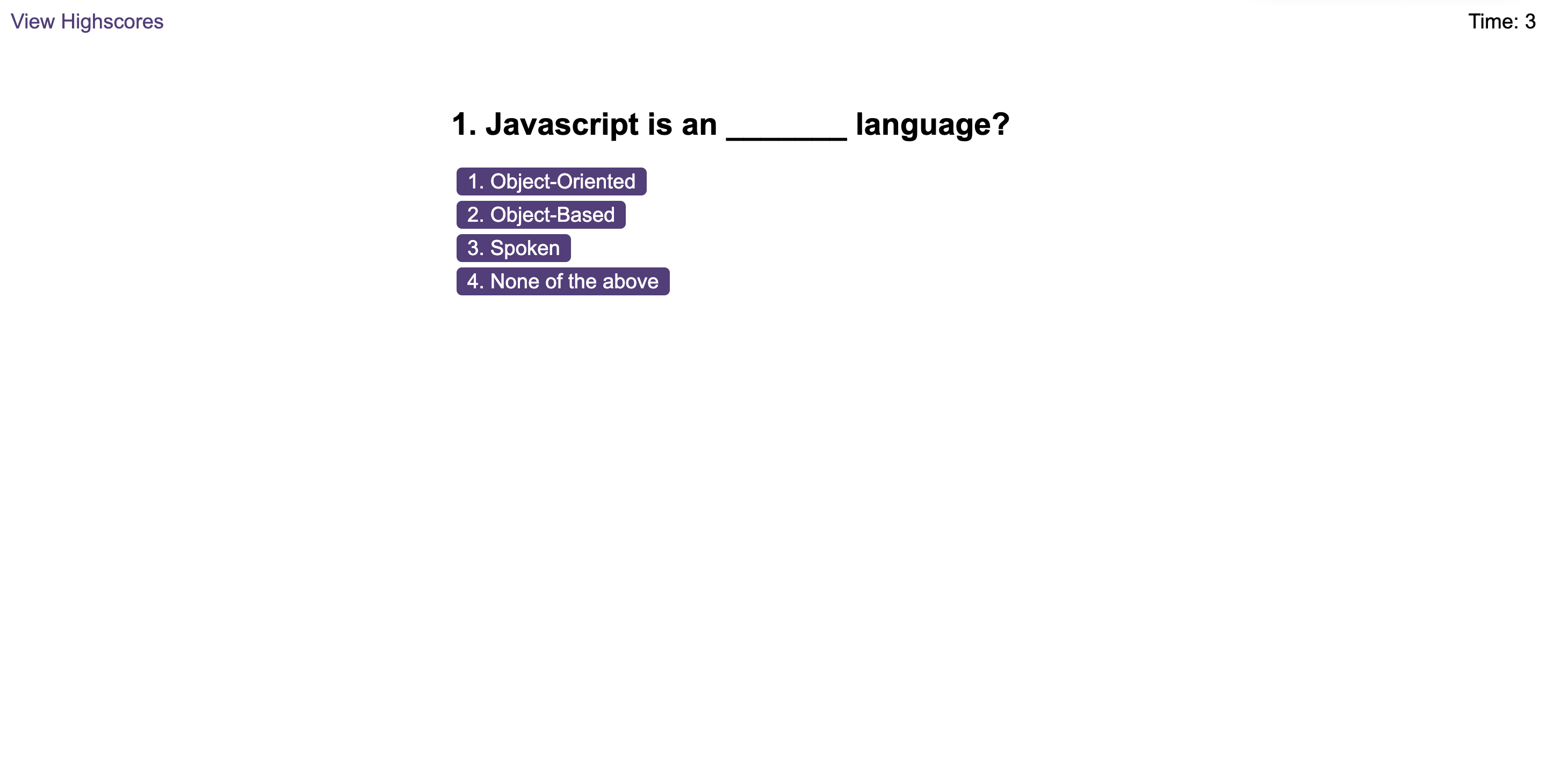 Github Alfy Wyl Timed Coding Quiz Web Api Project Module Challenge