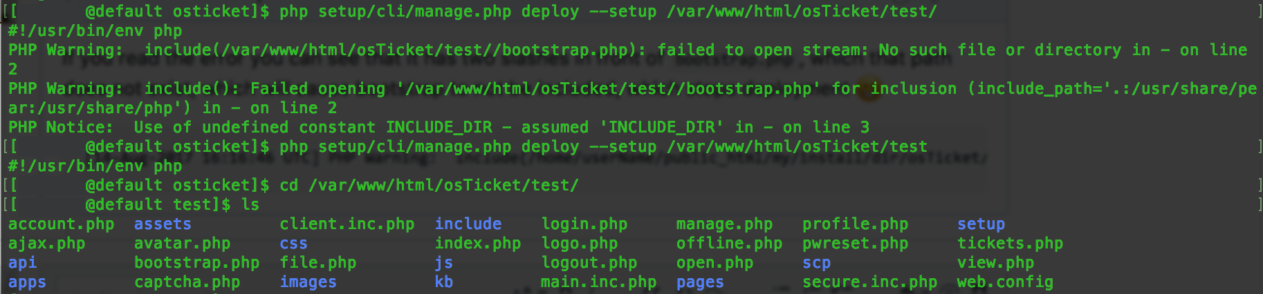 manage.php deploy path problems · Issue #3741 · osTicket/osTicket · GitHub