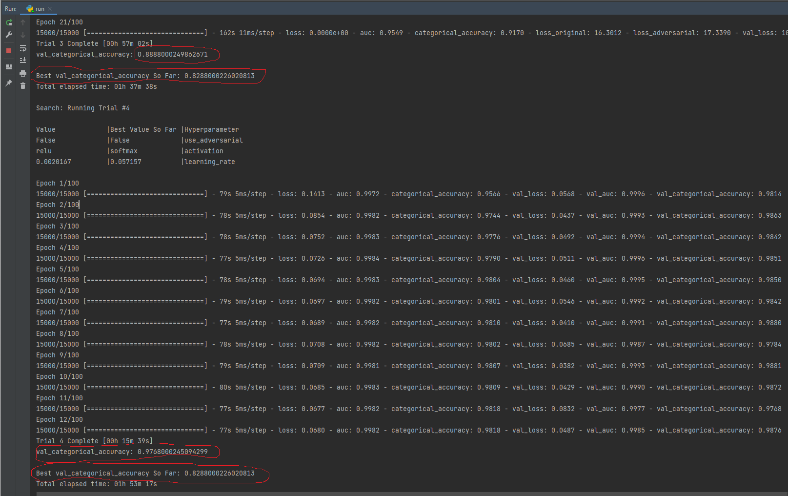 Best [objective] So Far Report on Command Line Stuck at First Trial Score · Issue #693 · keras ...