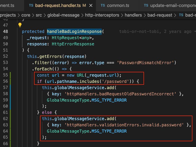 Entering wrong password when updating email add says Old password incorrect · Issue #15436 · SAP ...