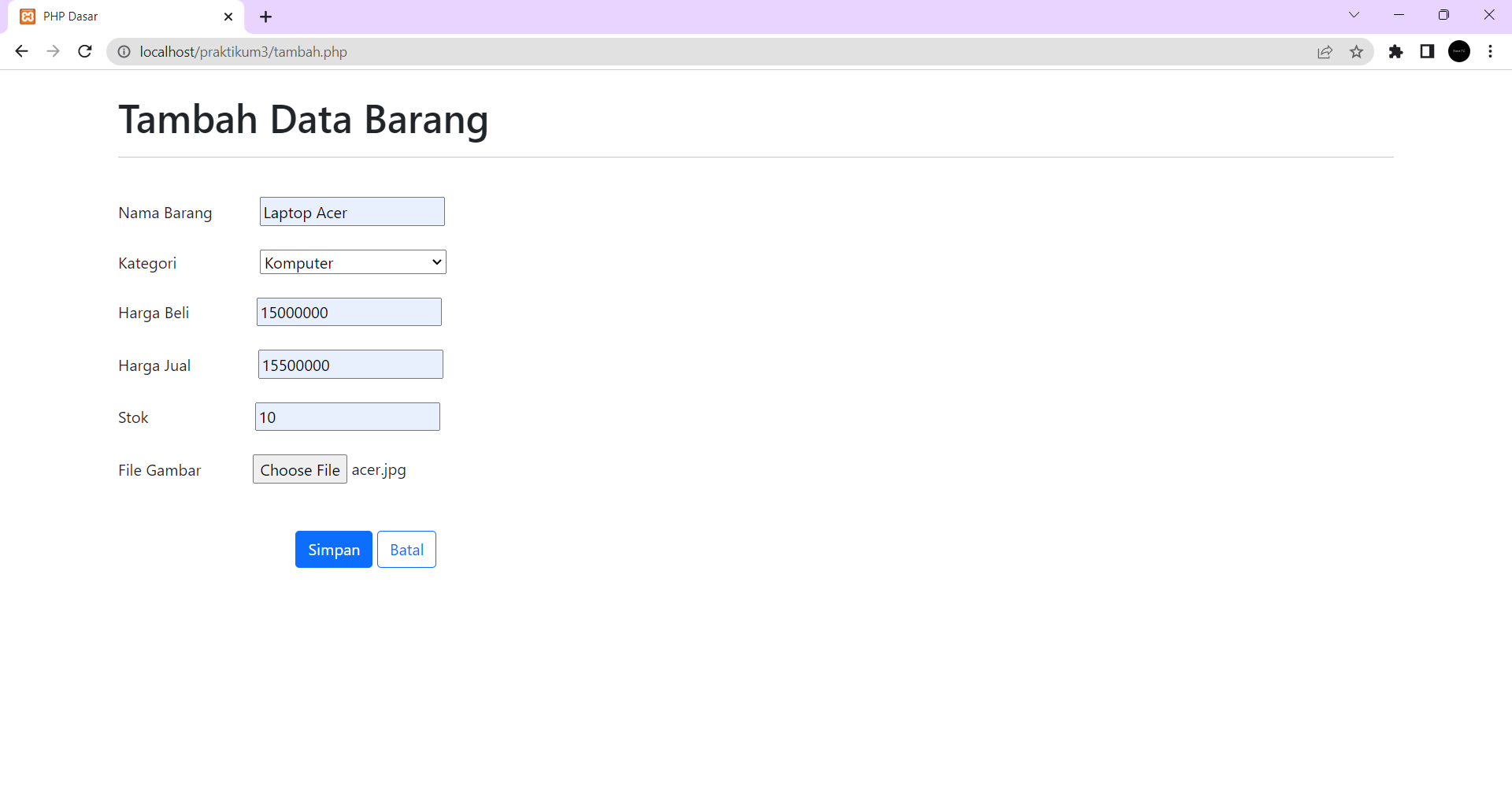 GitHub - rimapuji/praktikum3_pweb2: Nama