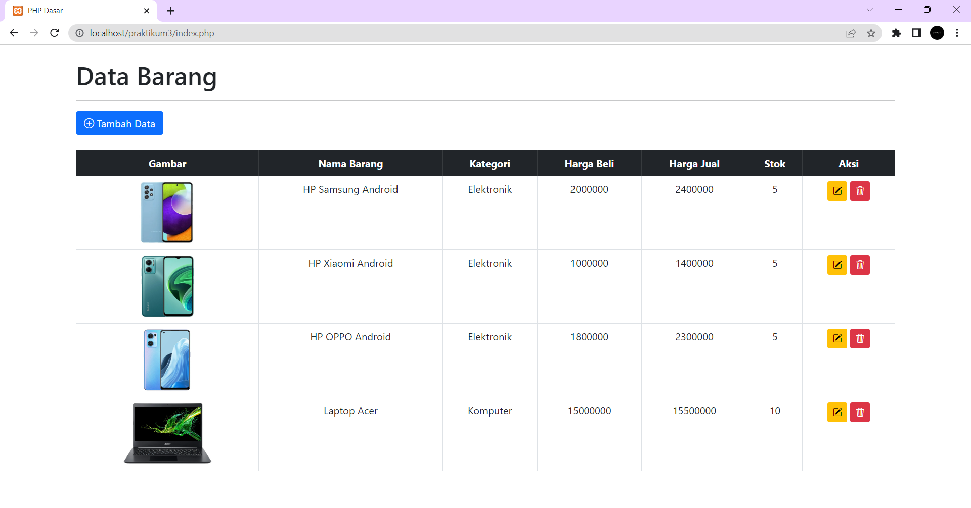 GitHub - rimapuji/praktikum3_pweb2: Nama