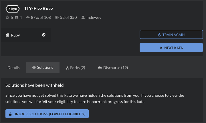Solutions Remain Locked After Submit Final · Issue 617 · Codewars · Github