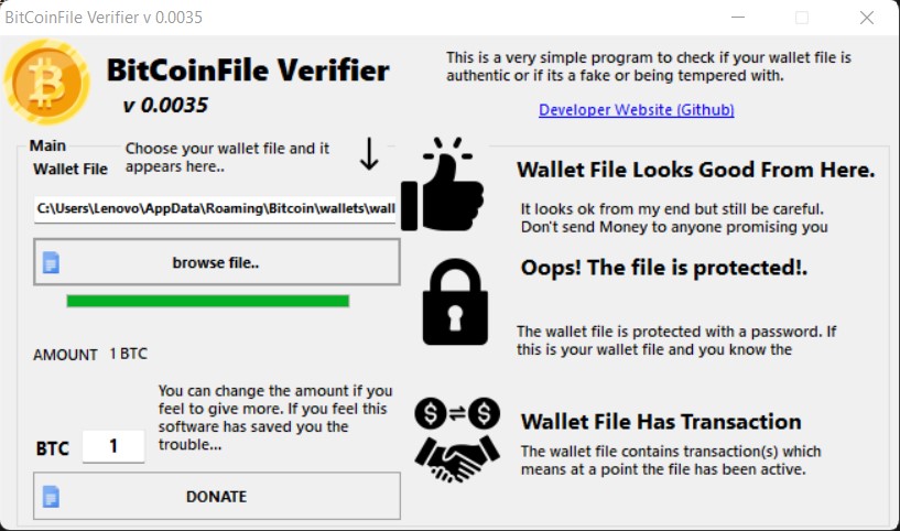 GitHub - Humble2020/BitcoinFile-Verifier: You can now check the ...