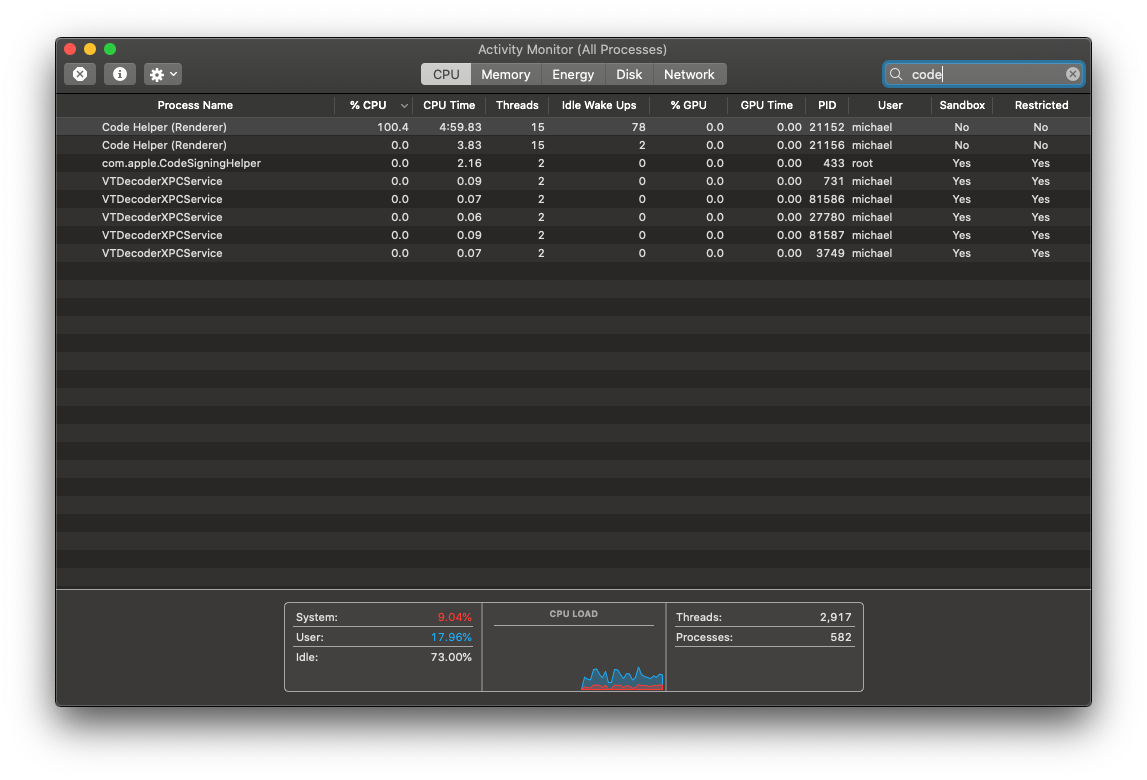 Vs Code For Mac Causes Freezing Tiderx