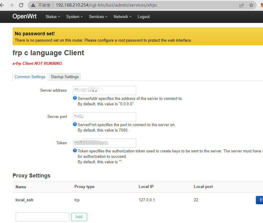 GitHub - liudf0716/luci-app-xfrpc: luci for xfrpc