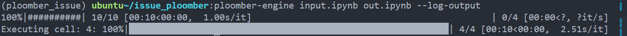 Display One-Line Progress Bar · Issue #1080 · ploomber/ploomber · GitHub