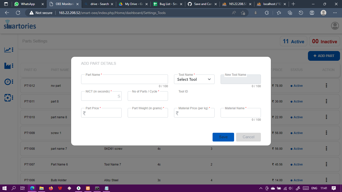 Save and Cancel text changes to black during hovering · Issue #10 ...