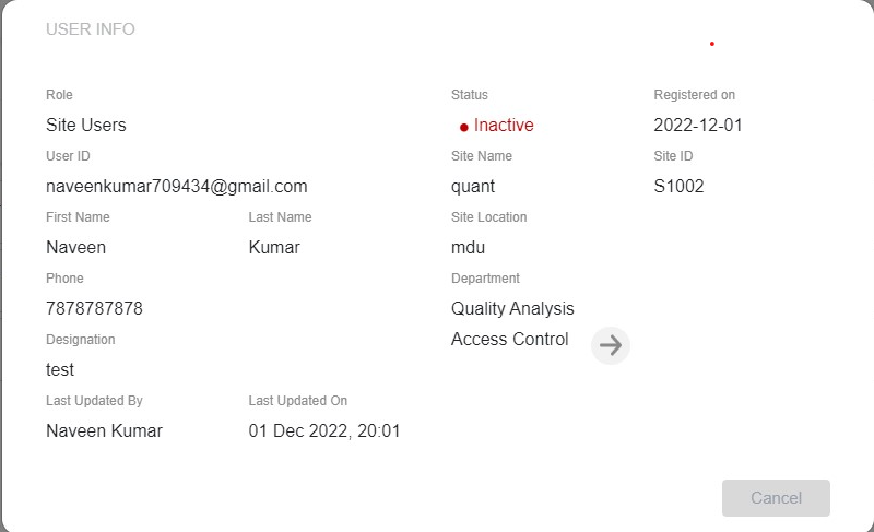 User Id In User Info Doesnt Show The Mail Id Of The User · Issue 7 · Smartmachwebapp V1 · Github