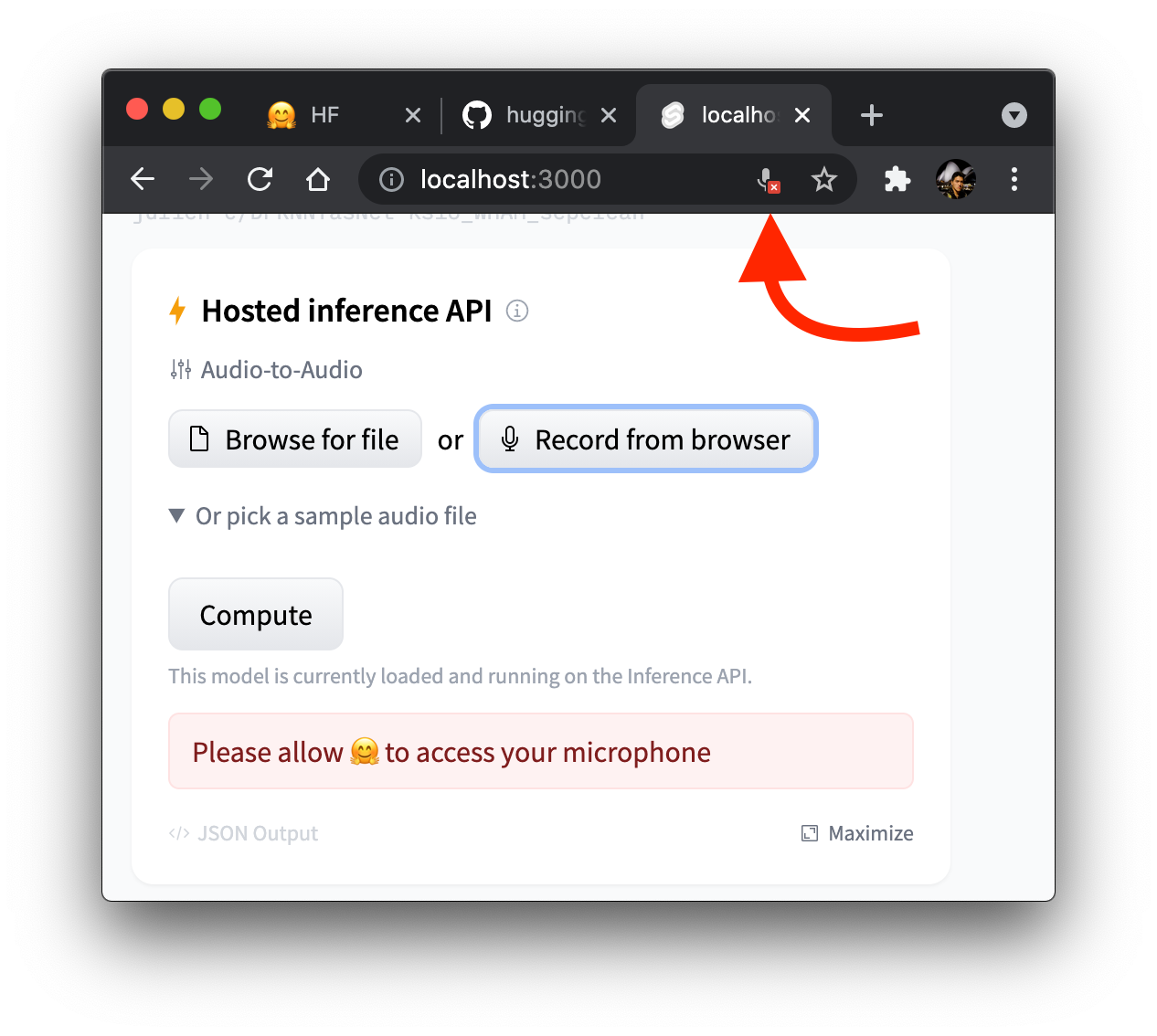 Error message when mic access isn't given by mishig25 · Pull Request #238 · huggingface ...