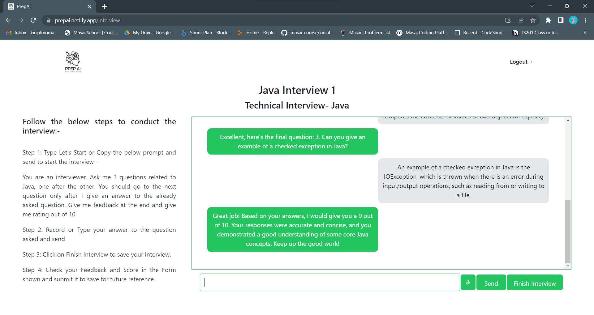 GitHub - Kini99/PrepAI: PrepAI is an AI-powered self-interview preparation platform designed to ...