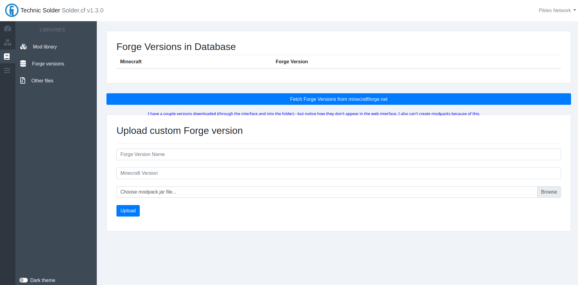 Can't Fetch Forge Versions · Issue #17 · TheGameSpider/TechnicSolder · GitHub