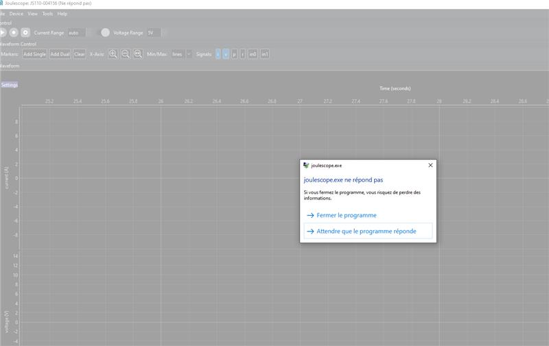 [Bug]: Joulescope UI crash with JS110 · Issue #174 · jetperch/pyjoulescope_ui · GitHub