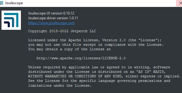 [Bug]: Joulescope UI crash with JS110 · Issue #174 · jetperch/pyjoulescope_ui · GitHub