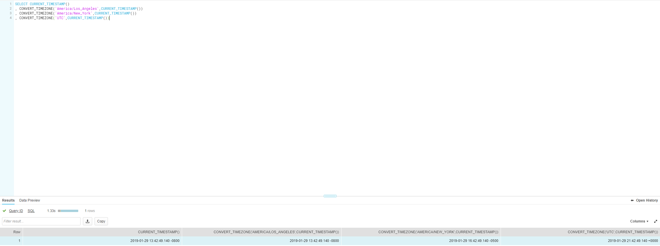 Snowflake queries are not returning timezone information · Issue #5148 ...