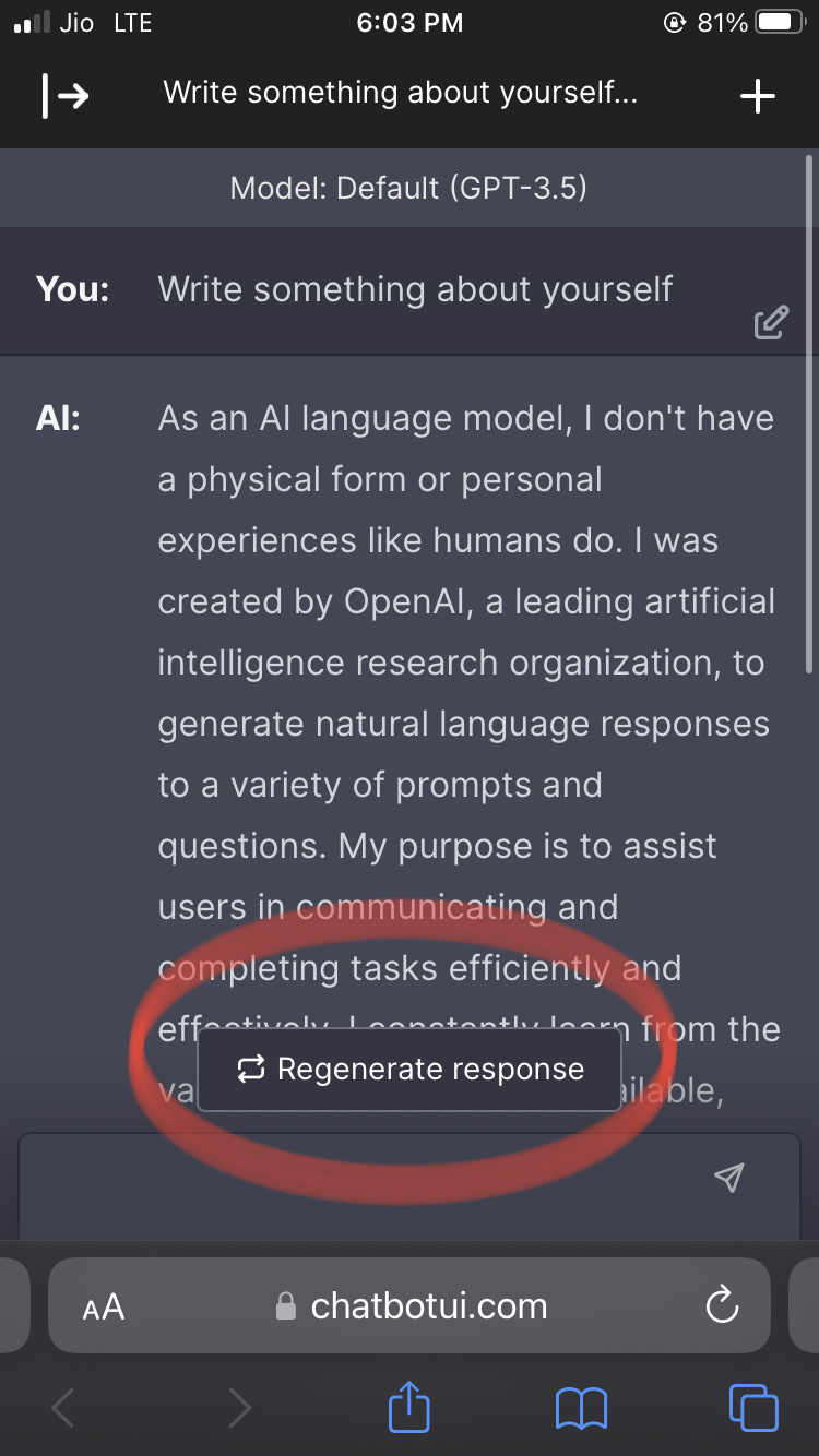 Regenerate Button and Text Editor · Issue #199 · mckaywrigley/chatbot-ui · GitHub