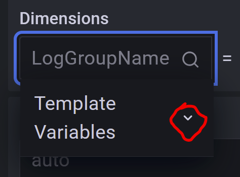 [Cloudwatch] - Using Template Variables in Query Dimensions Breaks Query After 9.0 · Issue ...