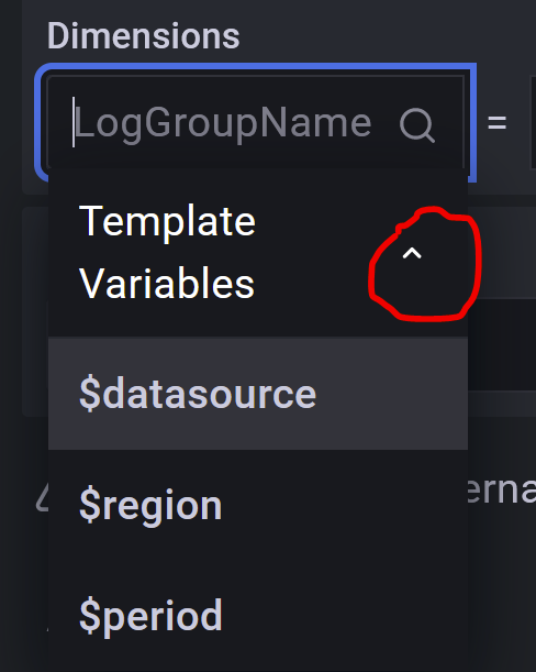Cloudwatch Using Template Variables In Query Dimensions Breaks Query After 90 · Issue 2259