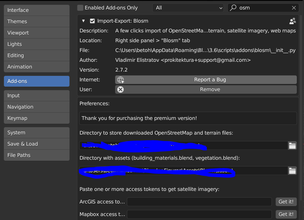 [SOLVED] Forbidden, 403 Error when Importing terrain (Premium add-on) · Issue #351 · vvoovv ...