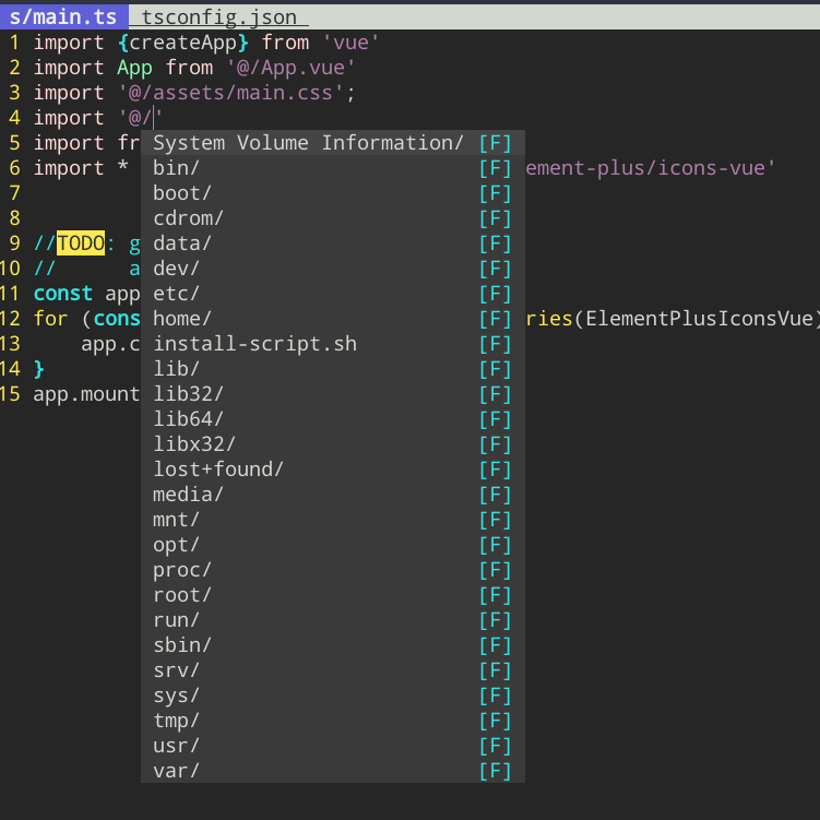 file path completion when resolve alias with '@' · Issue #260 · yaegassy/coc-volar · GitHub