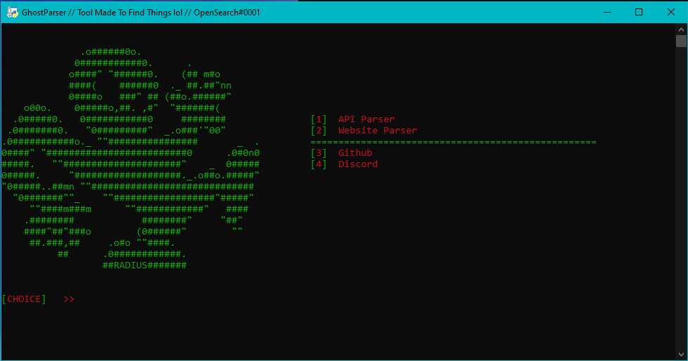 GitHub - sinpygame/GhostParser: A web/api parser to find things about others things