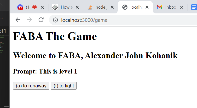 GitHub - AlexKohanik/FABA-The-Game: FABA is a text based story adventure game. Programmed using ...