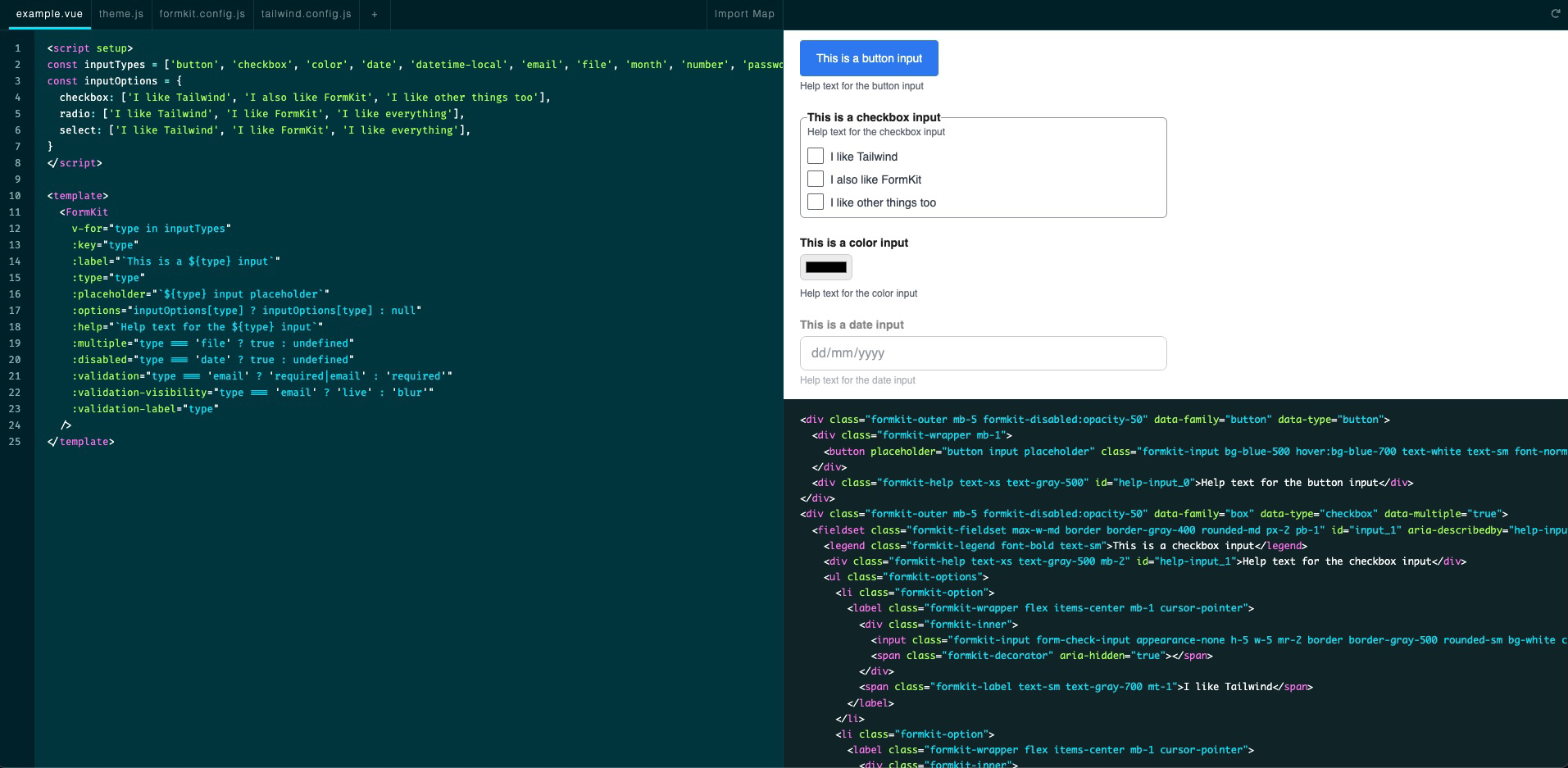 Css Style Issue While Creating A Full Theme In Vue 3 · Issue 302 · Formkitformkit · Github 6164