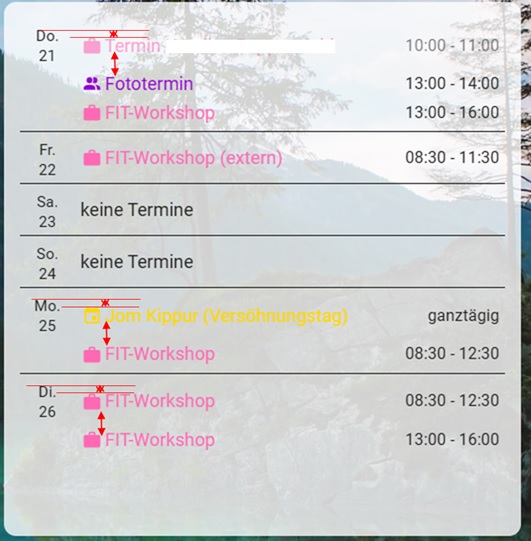 Show Event Date and Weekday in same line · Issue #1160 · totaldebug ...