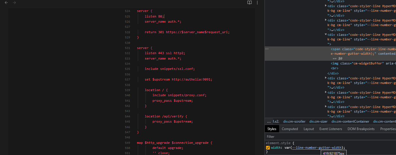 Bug Gutter Width Set To Insanely Large Inline Amounts · Issue 147 · Mayurankvobsidian Code 0234