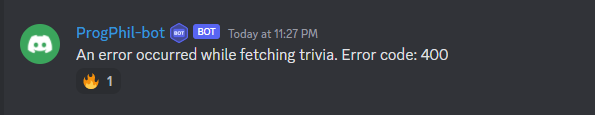 [PROD] Trivia Bot · Issue #92 · ProgrammingPhilippines/progphil-bot · GitHub