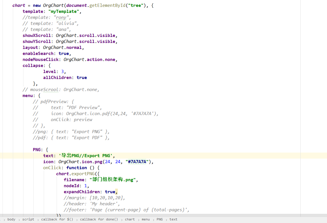 export for png doesn't work correctly · Issue #101 · BALKANGraph/OrgChartJS · GitHub