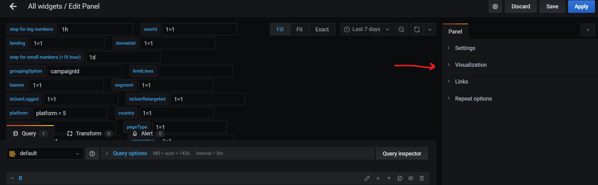 "Display" menu item of editing panel sidebar (and other items) are not ...