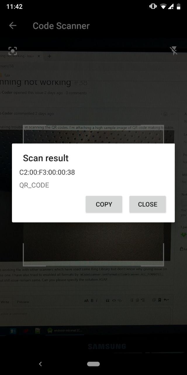 QR-Scanning not working · Issue #38 · yuriy-budiyev/code-scanner · GitHub