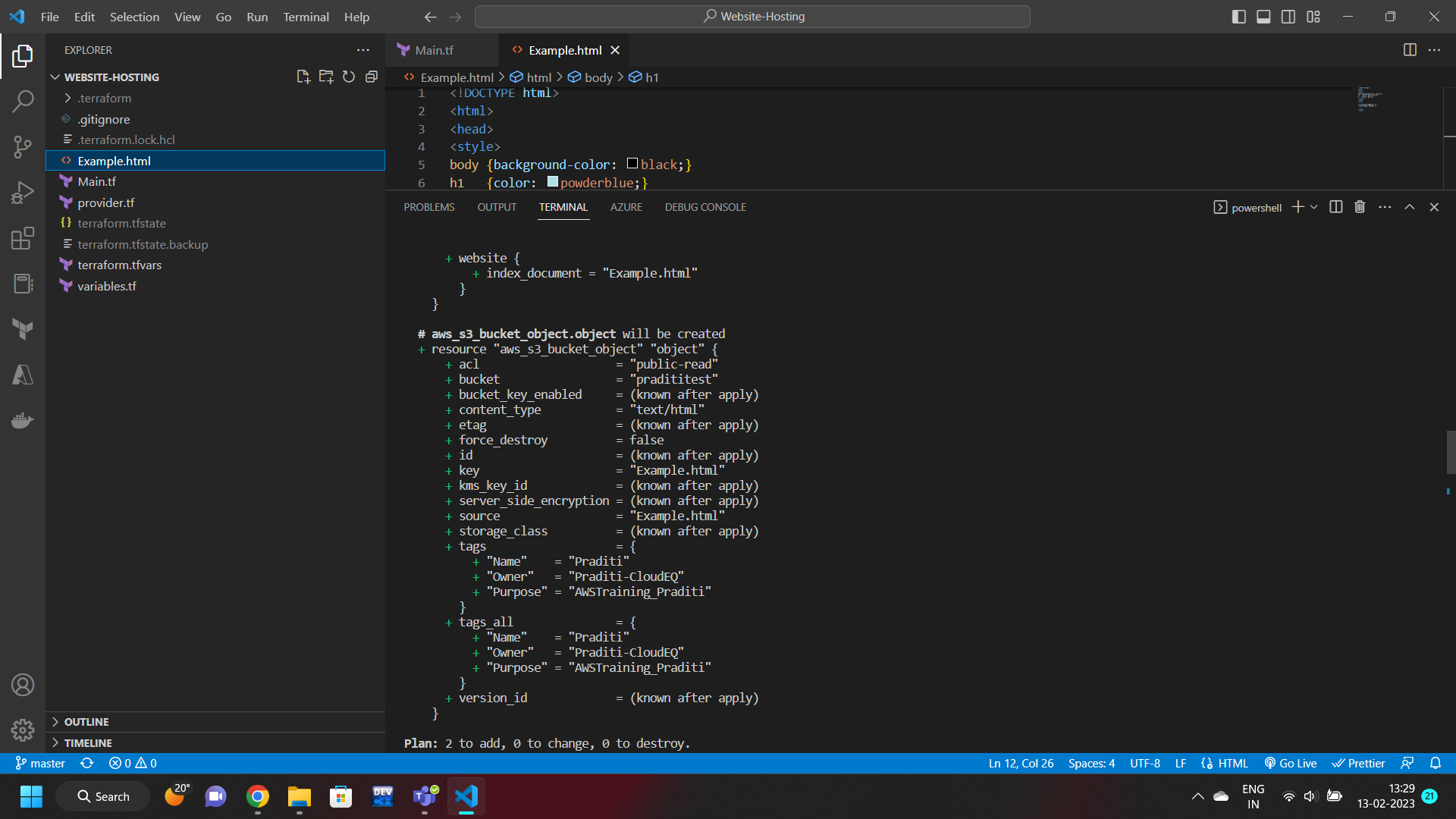GitHub - Praditi-29/Static-Website-Hosting