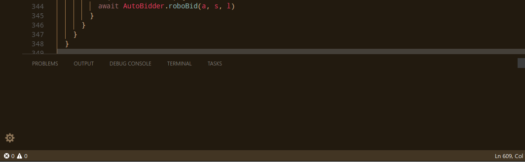 Terminal tab is blank (irresponsive & no prompt) if selected after ...