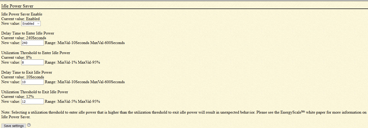 GUI : Power Management - Idle Power Saver · Issue #1487 · ibm-openbmc/dev · GitHub