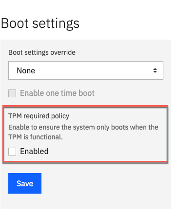 GUI : FED : TPM Policy to Redfish · Issue #1795 · ibm-openbmc/dev · GitHub